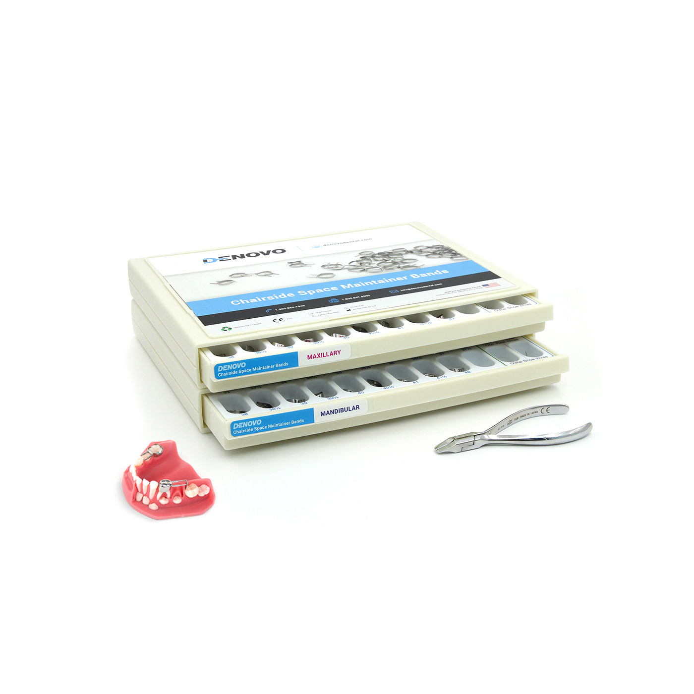 Deluxe Introductory Chairside Space Maintainer Band Kit - Denovo Dental ...